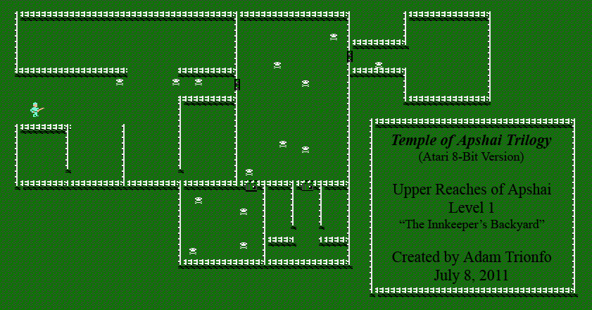Temple of Apshai Trilogy Maps - Atari 8-Bit Computers - AtariAge Forums